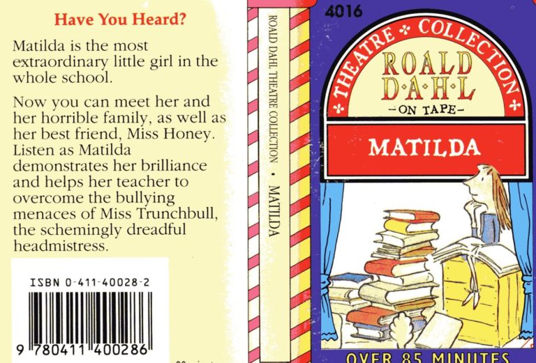 Matilda cover – Roald Dahl Fans