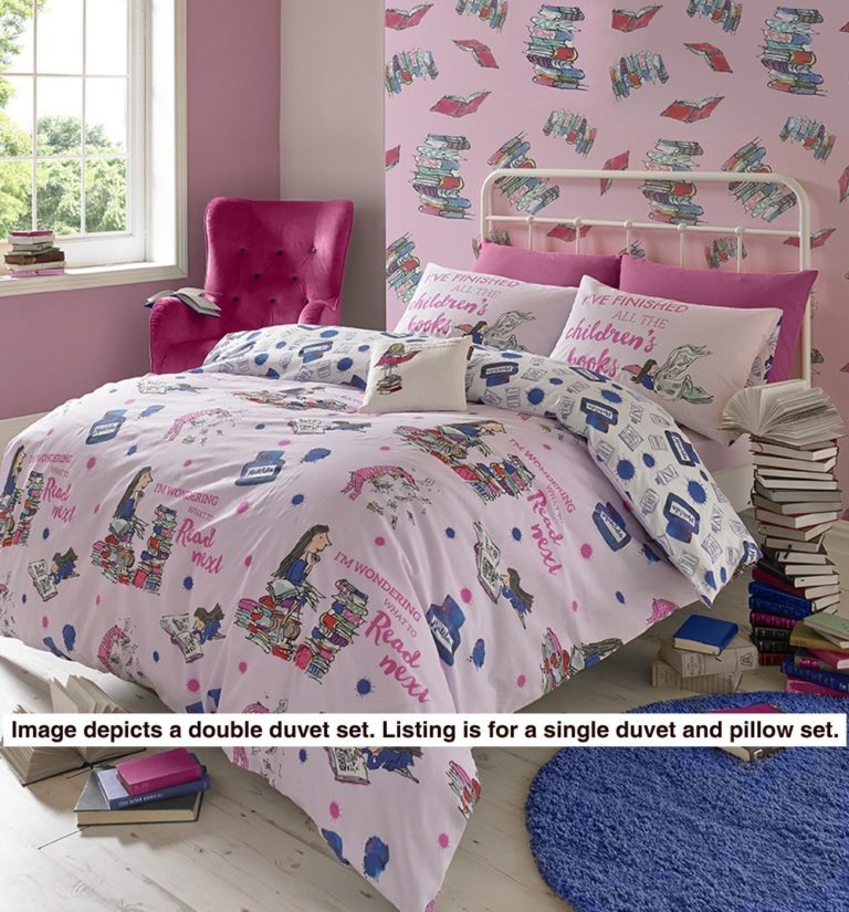 Matilda Bookworm Duvet Cover Set – Roald Dahl Fans